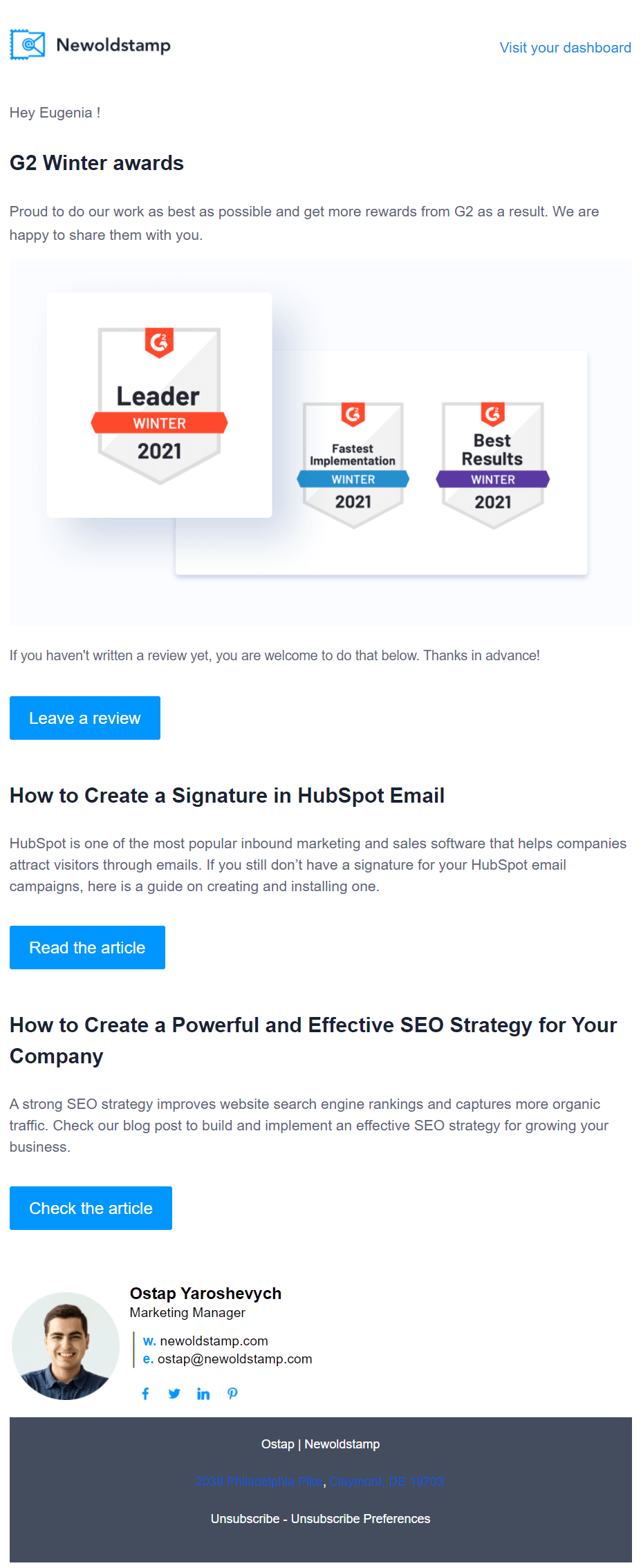 How to Create Great Email Newsletters in 2025 [With 7 Free Templates]