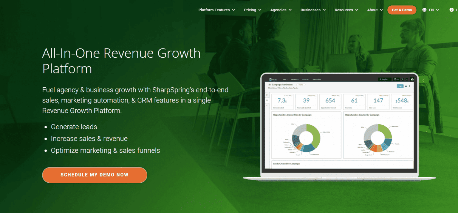 9 SharpSpring Alternatives For SMBs [With Pricing, Features]