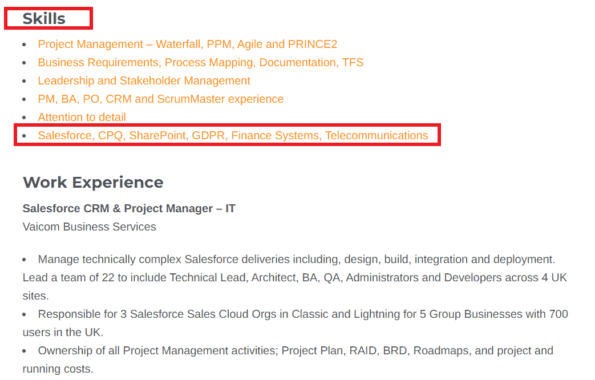 CRM Experience in Resume: The Only Guide You’ll Need