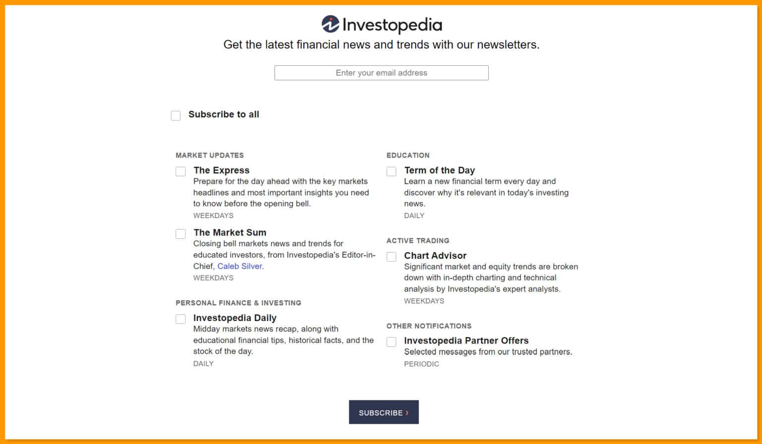 14 Inspiring Newsletter Sign-Up Examples From Top Brands