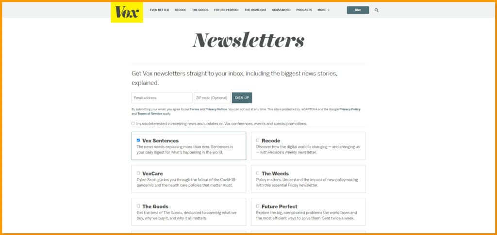 14 Inspiring Newsletter Sign-Up Examples From Top Brands