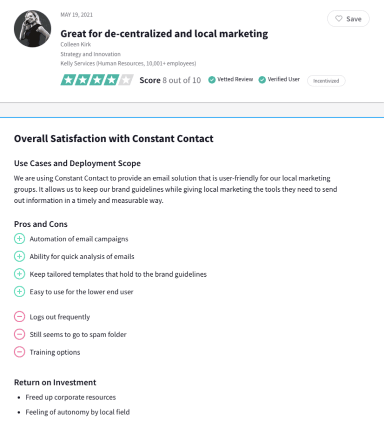 What is Constant Contact? Features, Cost, Reviews, & Alternatives
