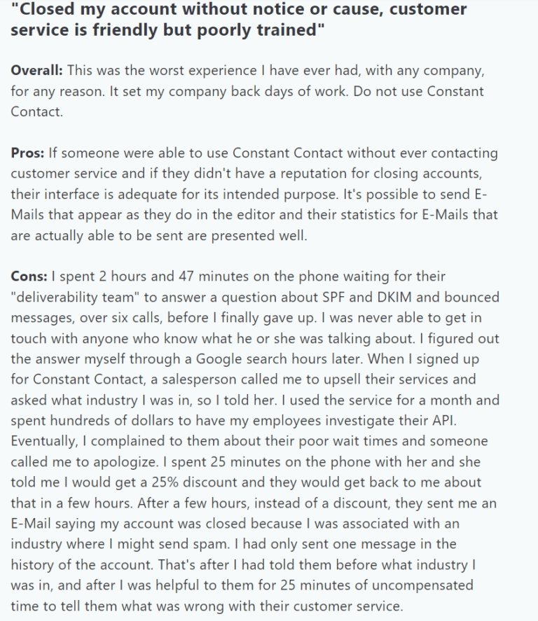 Constant Contact Review 2026: Pros, Cons, Features, Pricing