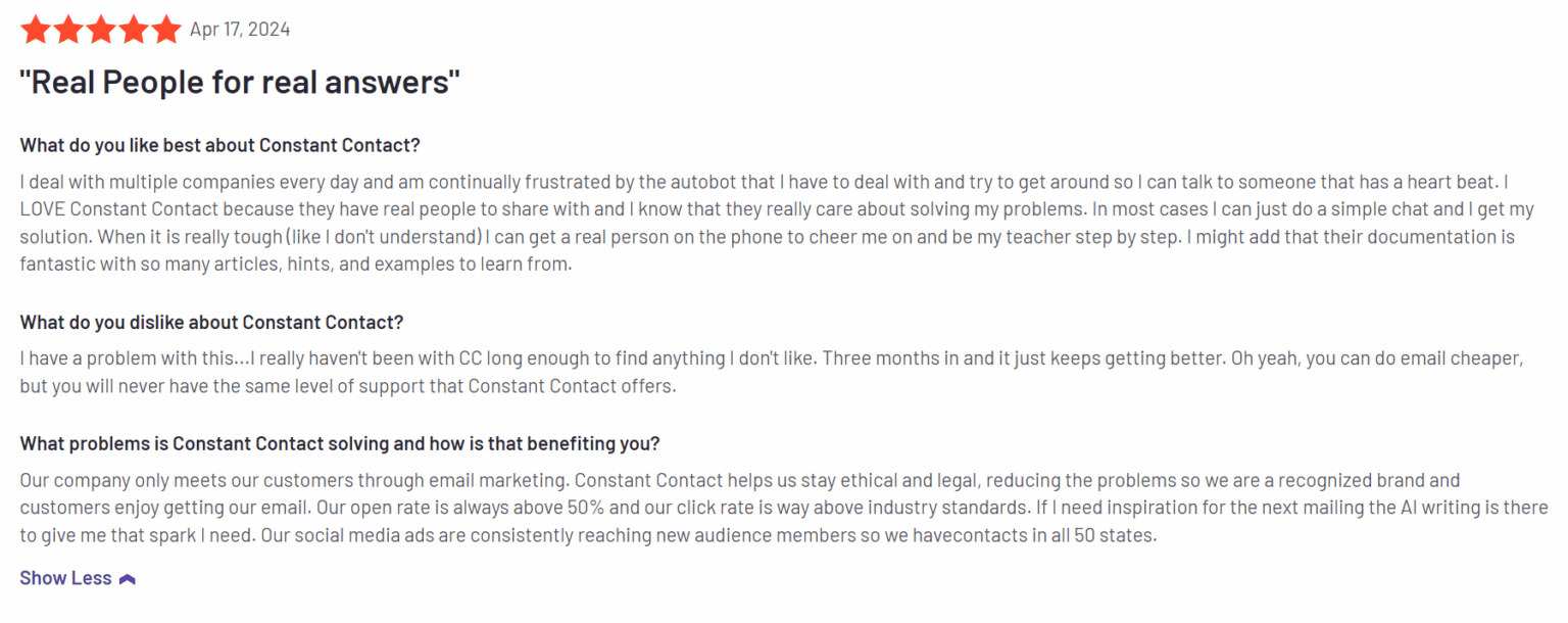 Constant Contact Review 2026: Pros, Cons, Features, Pricing