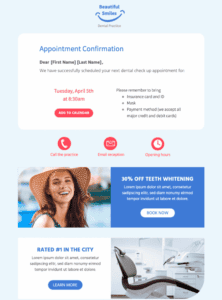 Appointment Confirmation Email Templates to Remind Customers