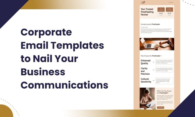 Corporate Email Templates to Nail Your Business Communications